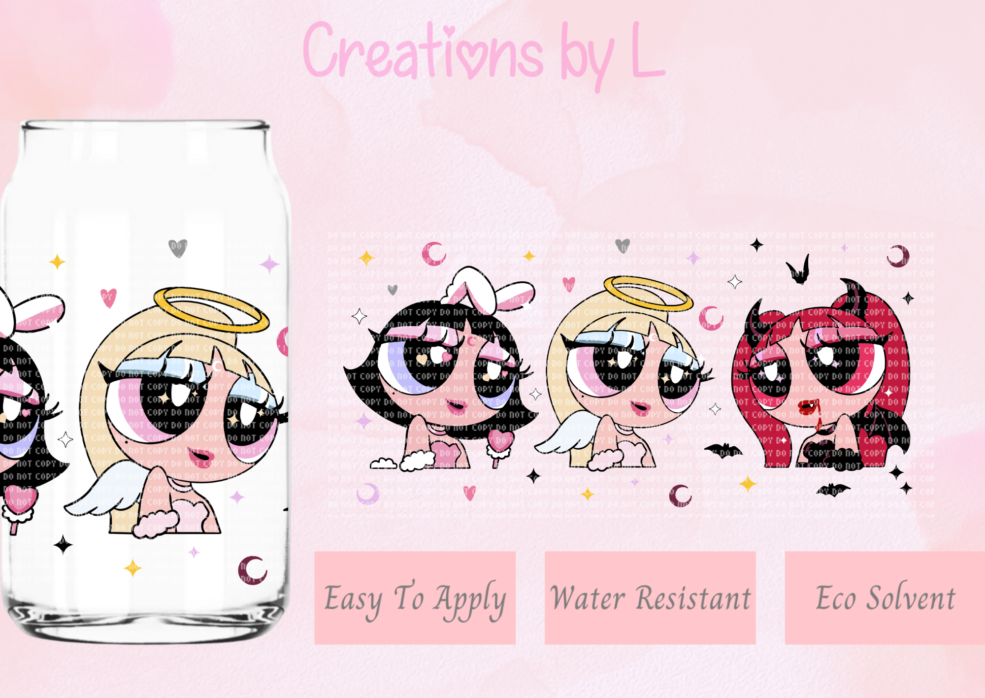 PPG Devil Angels Glass Wrap – Creations by L PDX